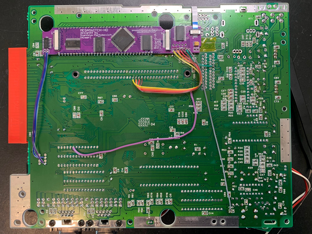 Megaswitch HD Genesis/Mega Drive HDMI mod installation – 1upRestorations